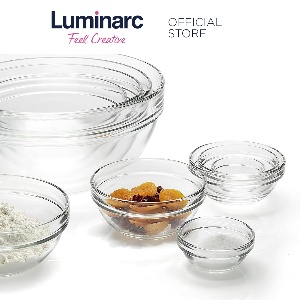 Luminarc Empilable 6pc 9cm C7449 Condiment Bowl Glass Sauce Dish Bowl ...