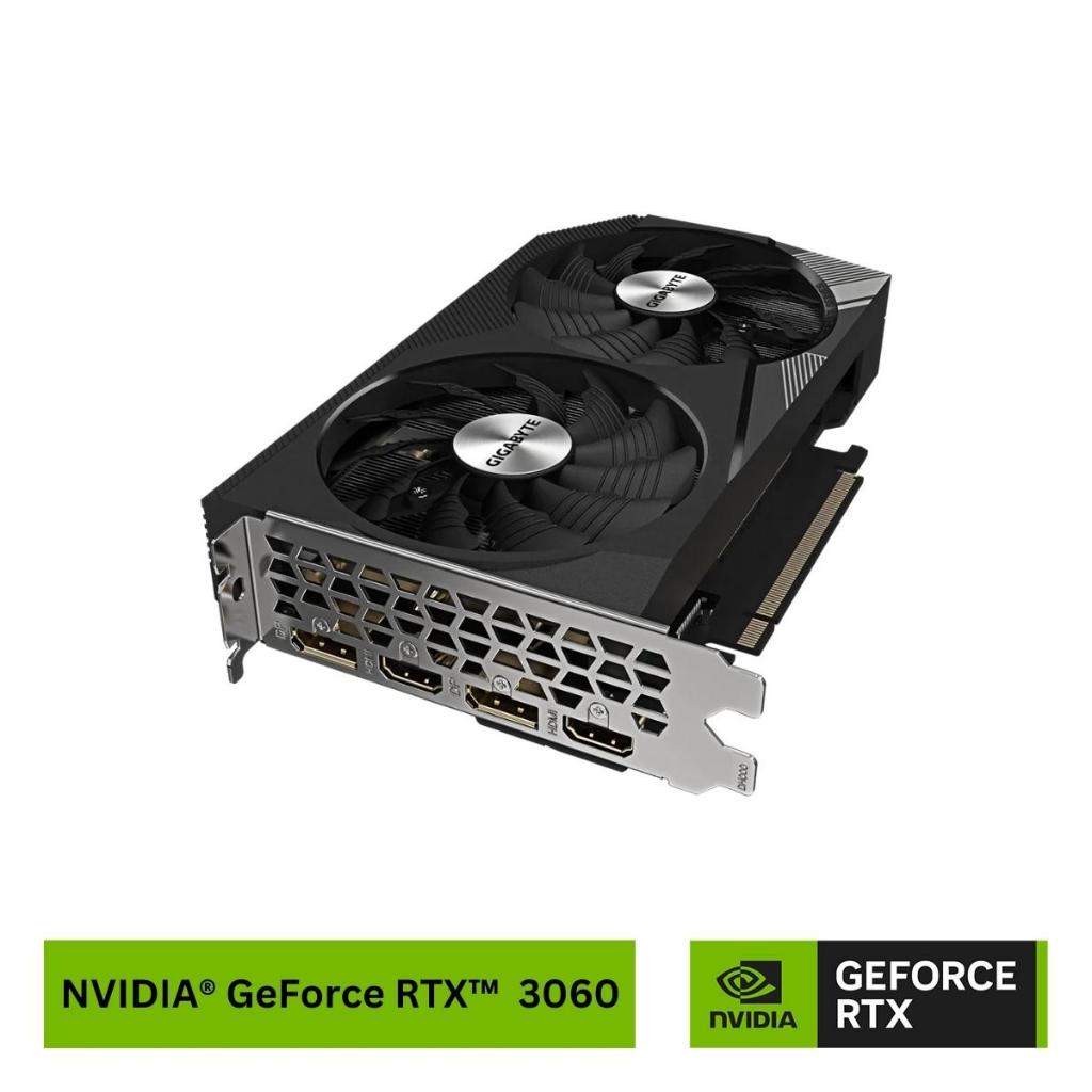 Gigabyte NVIDIA® GeForce RTX™ 3060 WINDFORCE OC 12GB VGA CARD (GV ...