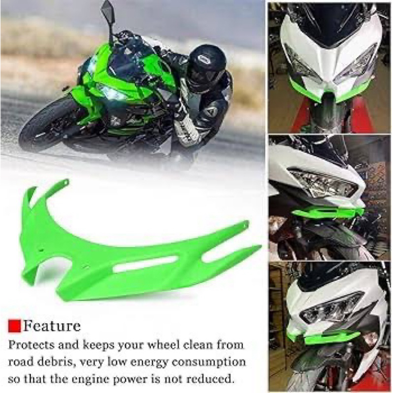 Ninja 400 Winglet Color Green | Shopee Philippines