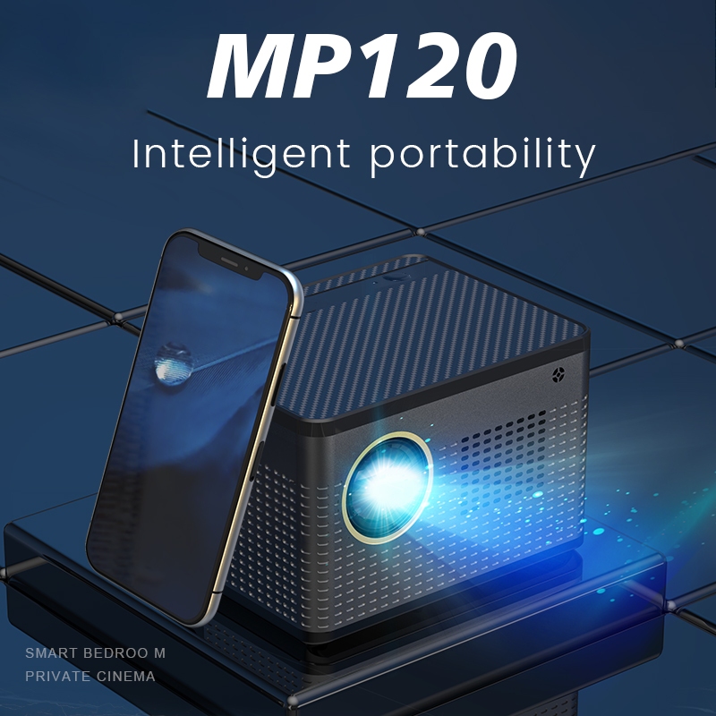 Mp120Home Smart Projector Motorized Focus Portable Led Support Hdmi-In ...
