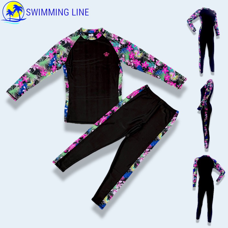 Women’s Rash Guard Terno Ladies Swimwear Rash Guard Quality UPF 50+ UV ...