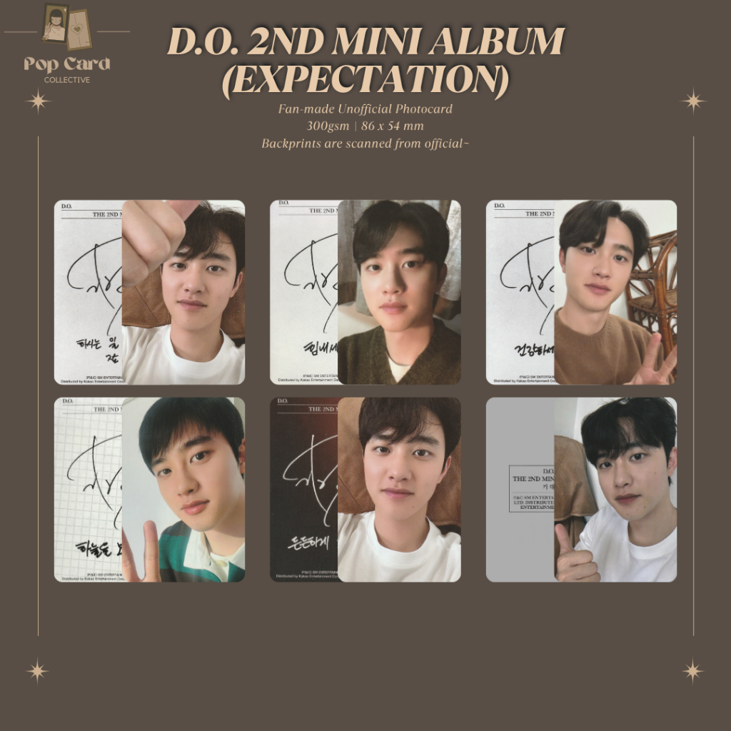 [EXO] D.O. The 2nd Mini Album PC (Expectation) Kyungsoo Fan-made ...
