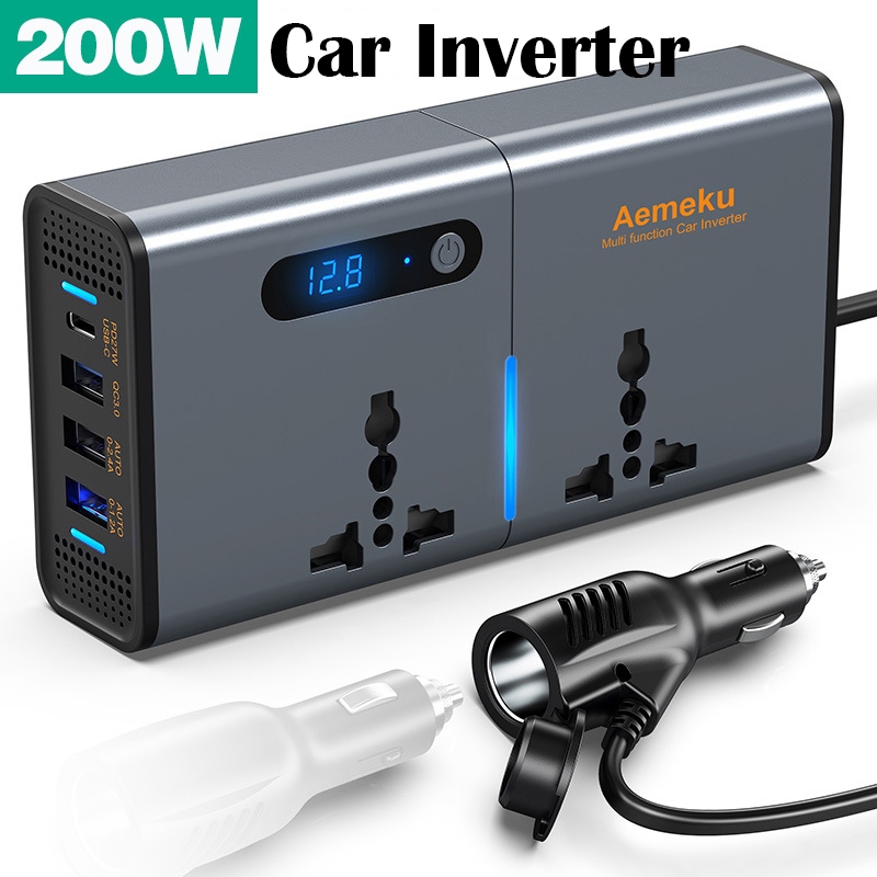 Auto inverter 200W converts the automotive power supply home appliance ...