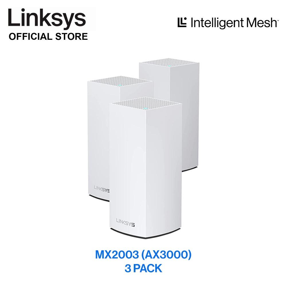 Linksys Atlas 6 AX3000 Dual Band Mesh WIFI6 System, 3 Pack (MX2003) | Shopee Philippines