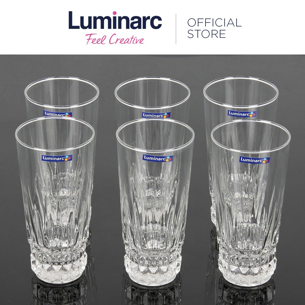 Luminarc Imperator 31cl C7234/D4952 Heat Resistant 6pc Drinking Glass ...