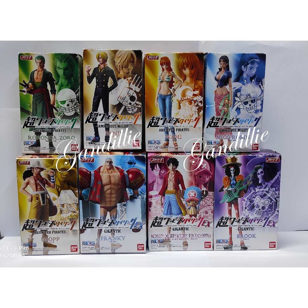 SUPER ONE PIECE STYLING STRAWHAT AUTHENTIC FIGURES BANDAI | Shopee ...