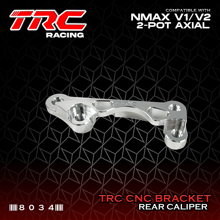 TRC RACING 2POT REAR AXIAL CALIPER BRACKET (220MM DISC) FOR NMAX v1/v2 ...