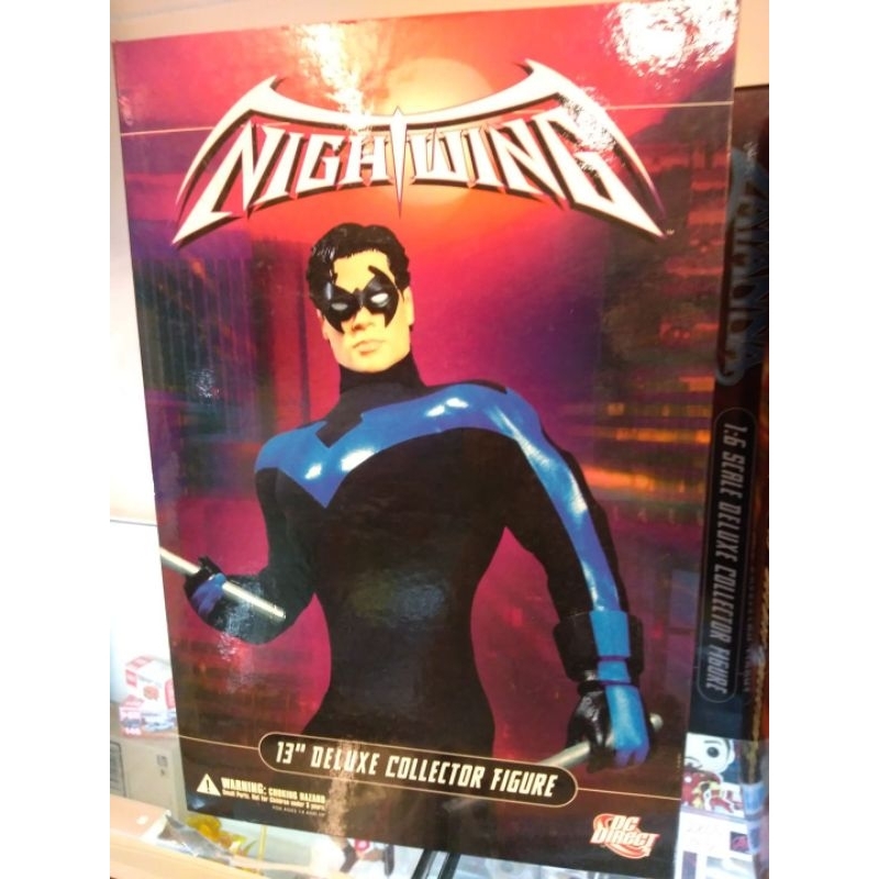 DC Direct deluxe 13-inch Nightwing not batman joker justice league ...