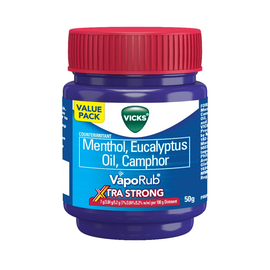 VICKS VapoRub Xtra Strong 50g | Shopee Philippines