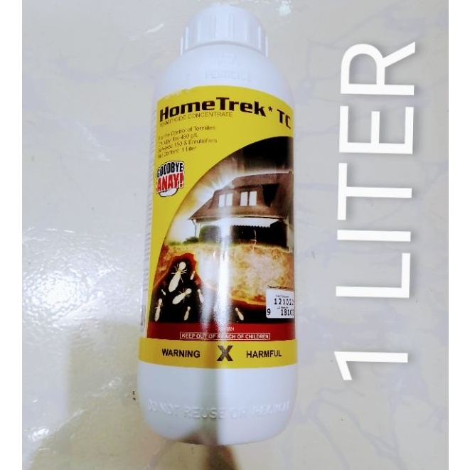 HOME TREK TC TERMETICIDE FOR TERMITES CHLORPYRIFOS (1 LITER) | Shopee ...