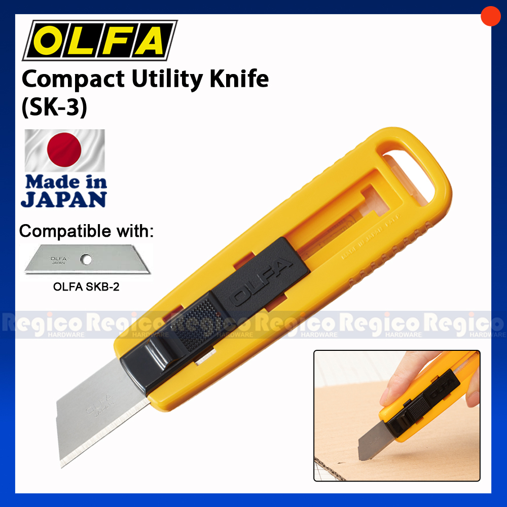 Olfa SK-3 Compact Utility Cutter Knife EDC Tool Regico Hardware | Shopee Philippines