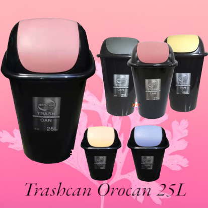 TrashCan/TrashBin with Swing Cover OROCAN BRAND Garbage Can 8L, 11L ...