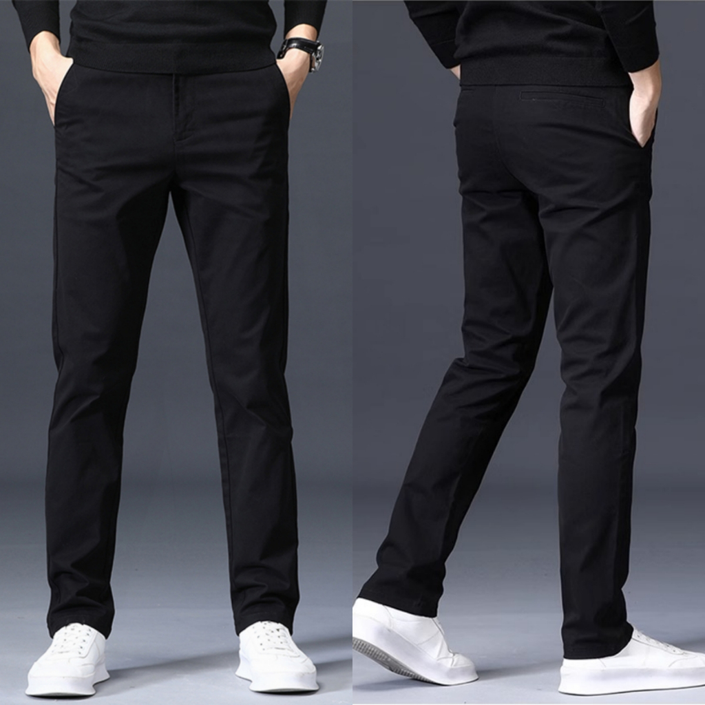 COD 8 colors Korean Style Pants High Quality PLUS SIZE stretch For Men ...