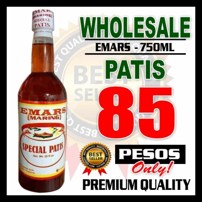 EMARS Maring Premium Patis 750ML | Shopee Philippines