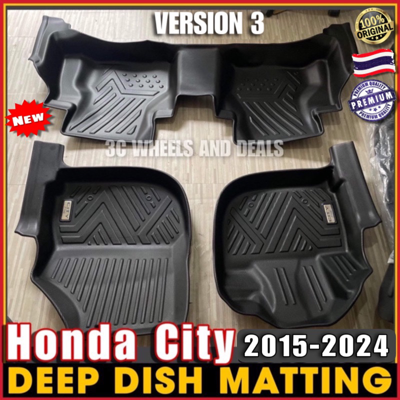 HONDA CITY 2015-2025 PREMIUM DEEP DISH MATTING | Shopee Philippines