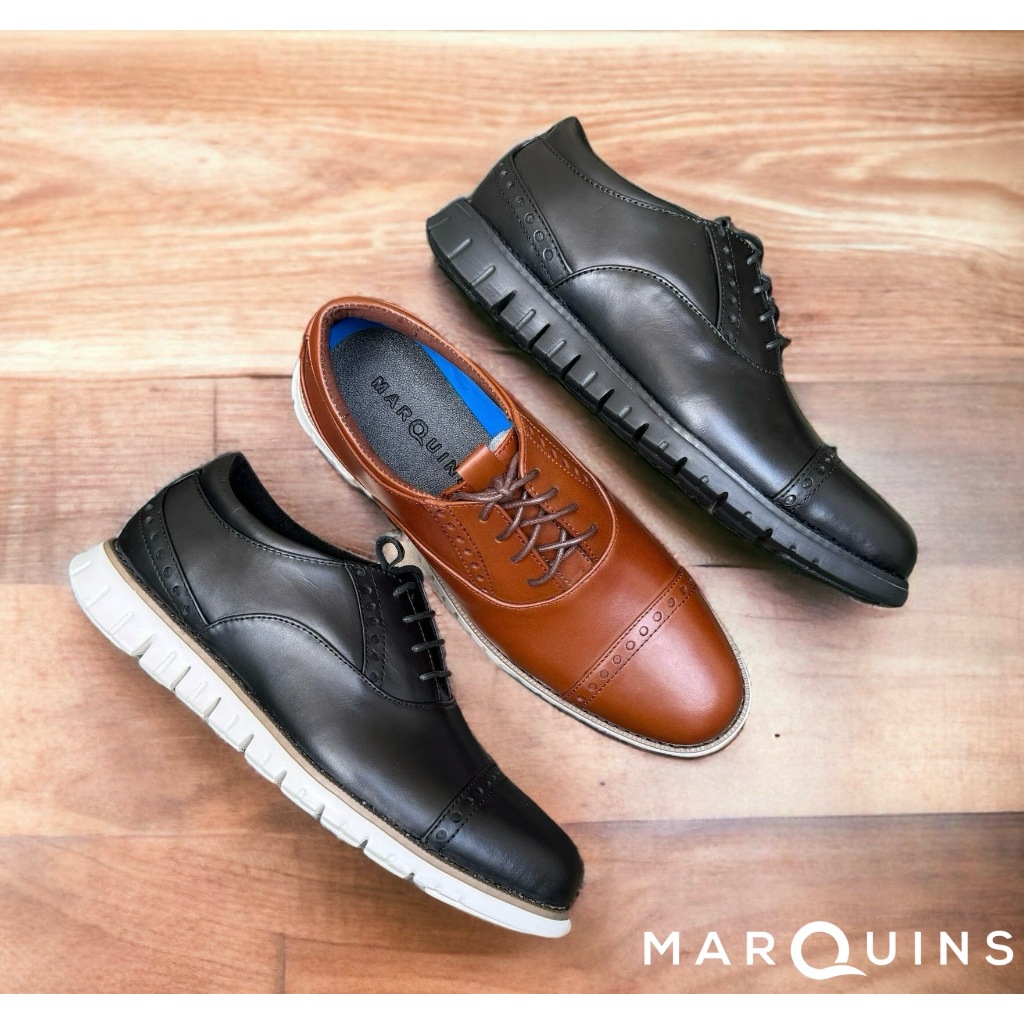 Marquins Genuine Leather Oxford Shoes for MEN - BYRON | Shopee Philippines