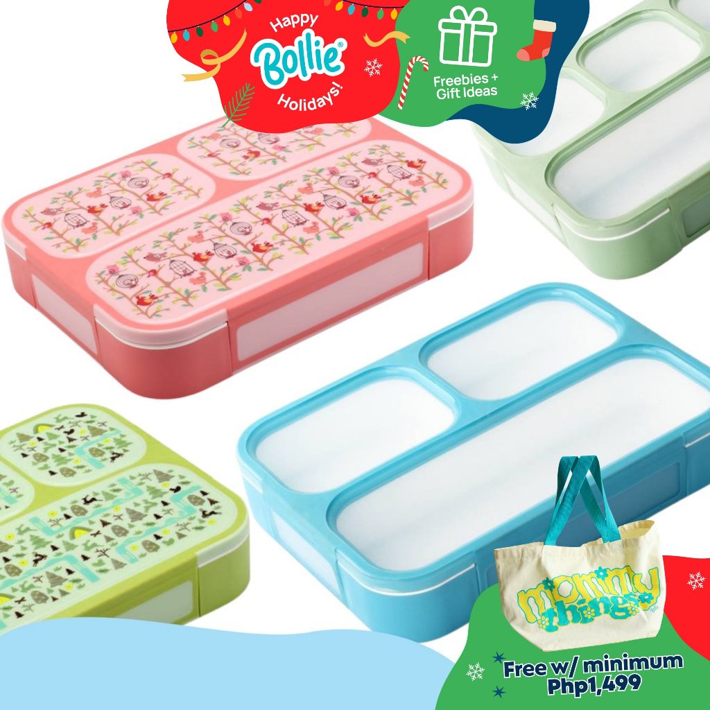 Bollie Baby Easy Pack Bento Lunch Box (Leakproof Food Storage Container ...