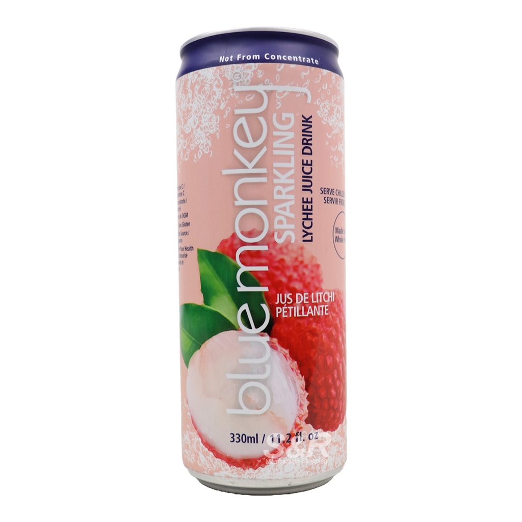 Blue Monkey Sparkling Lychee Juice Drink 330ml | Shopee Philippines