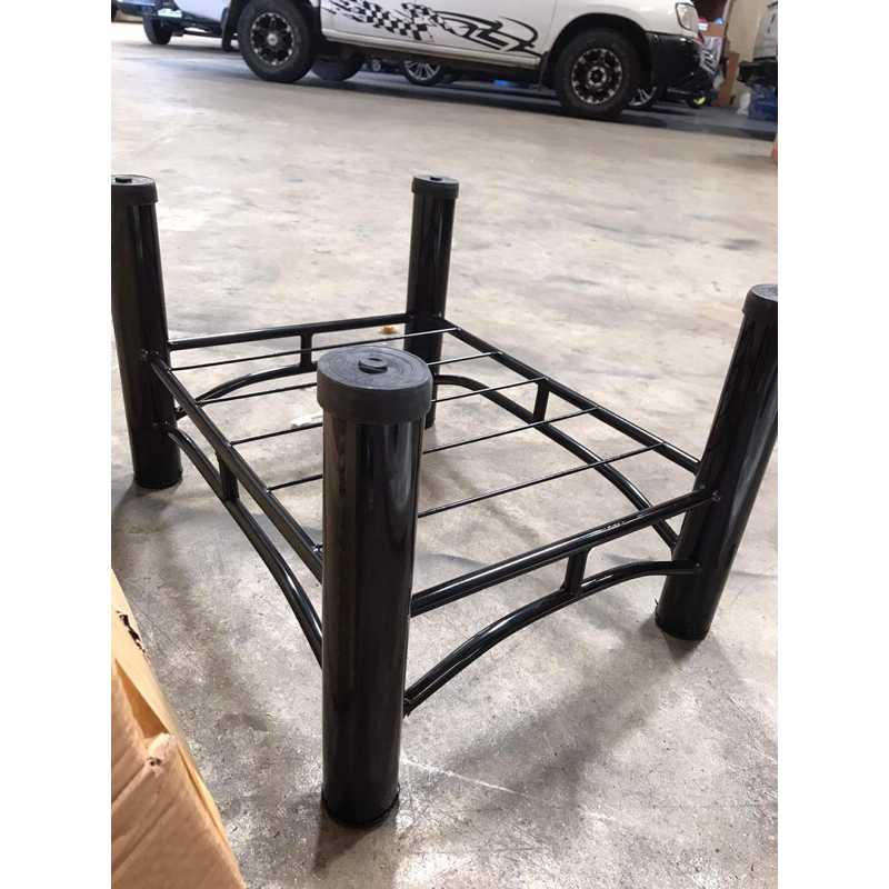 Small Side Table Frame for Living Room (Black Iron Frame, No Glass ...
