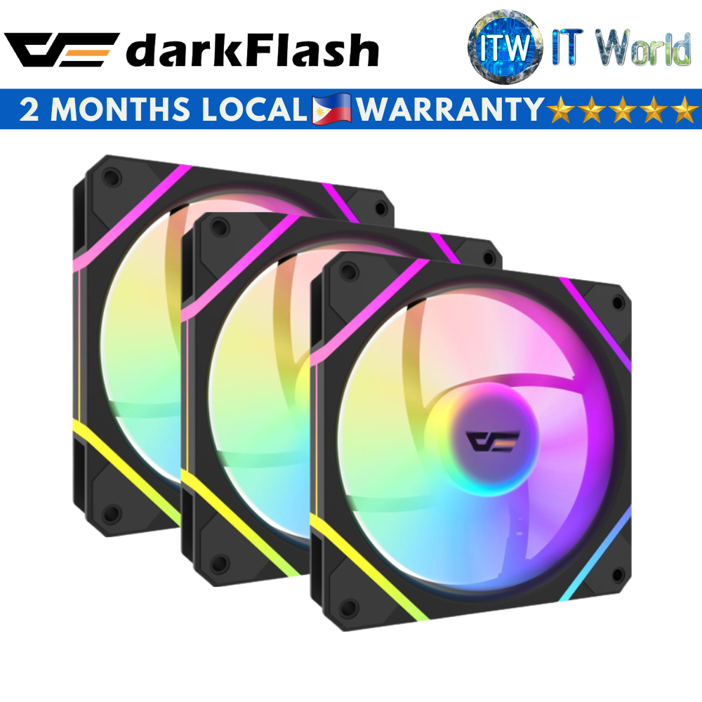 Itw | Darkflash DM12F ARGB 3 in 1 Cooling Fan (Black | White) | Shopee ...