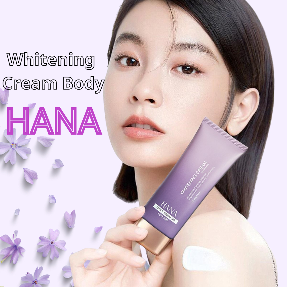 HANA Whitening Cream Body Moisturize Soften Skin Rapid Skin Bleaching ...