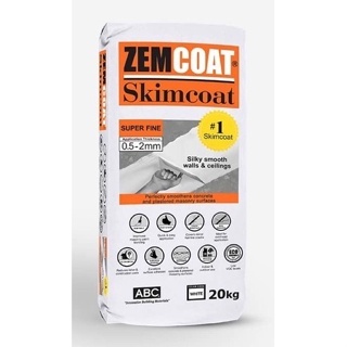 (PER KILO)Abc Zemcoat Skimcoat 20Kg Superfine White | Shopee Philippines