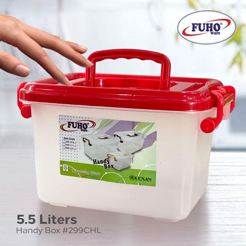 1 pc FUHO 5.5L Plastic Handy Box #299CHL | Shopee Philippines