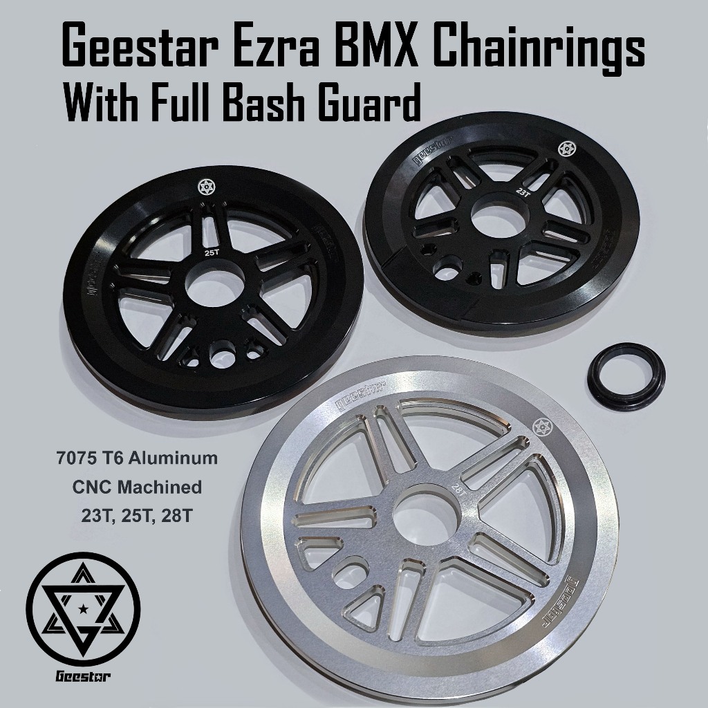 Geestar Ezra BMX DJ Chainring with Bash Guard Alloy Sprocket CNC ...