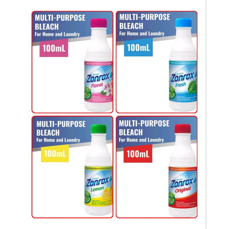 Zonrox Disinfectant Original, Fresh,Lemon,Floral-100ml | Shopee Philippines