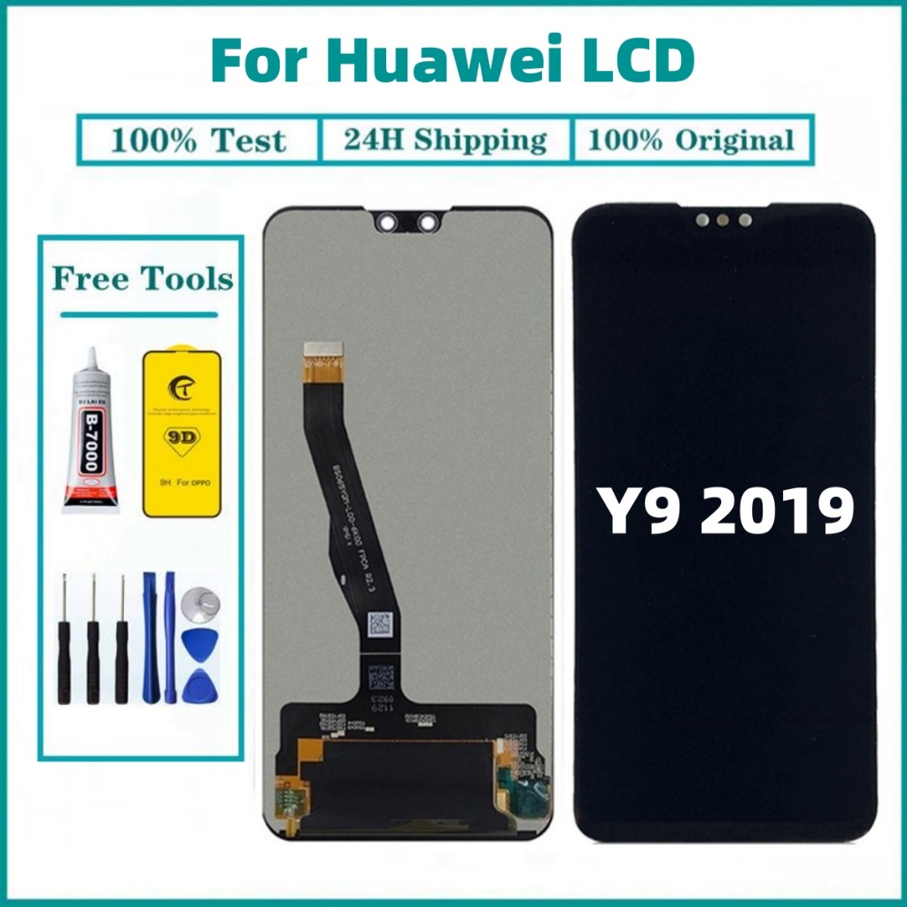 Original LCD For Huawei Y9 2019 Digital Touch Screen Display | Shopee ...