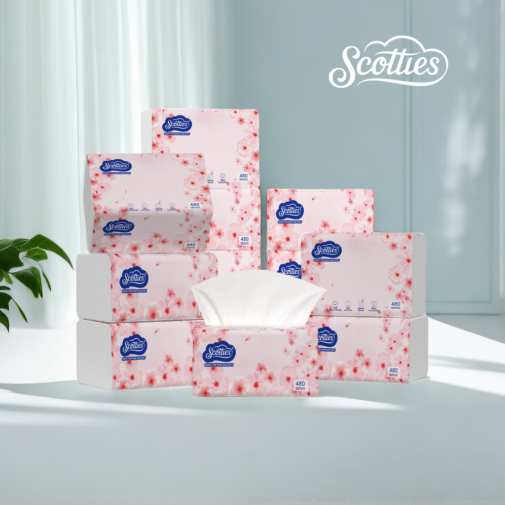 scotties tissue 8 Packing super soft Tissue Facial for face Tissue 4 ...