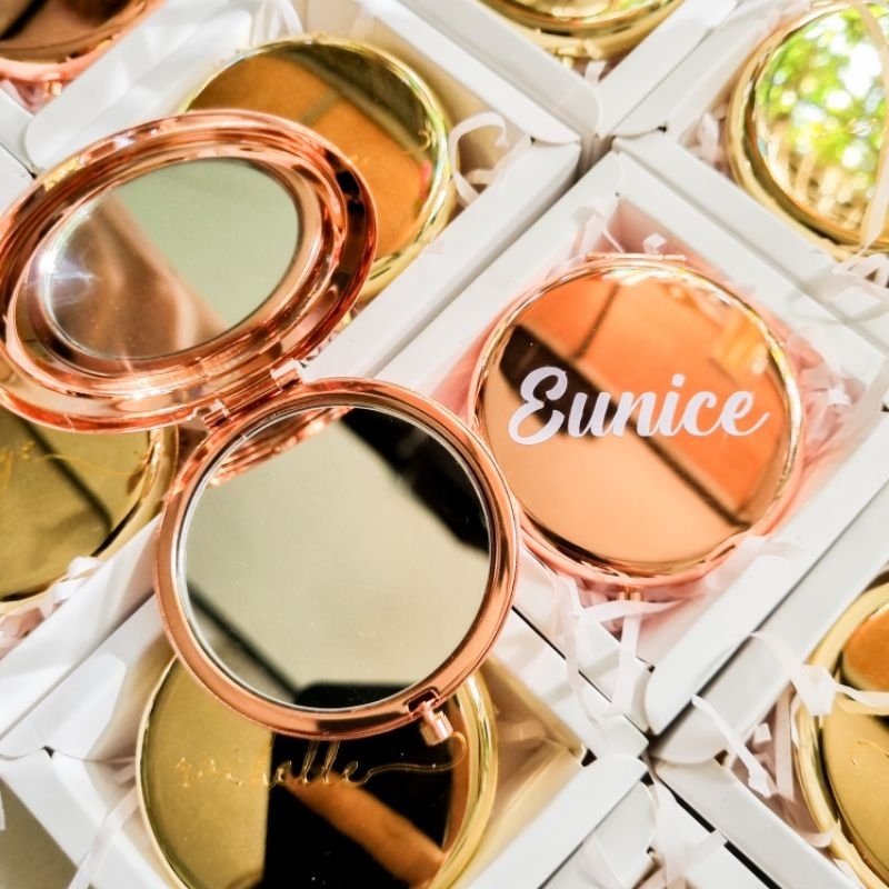 PERSONALIZED COMPACT MIRROR | Shopee Philippines