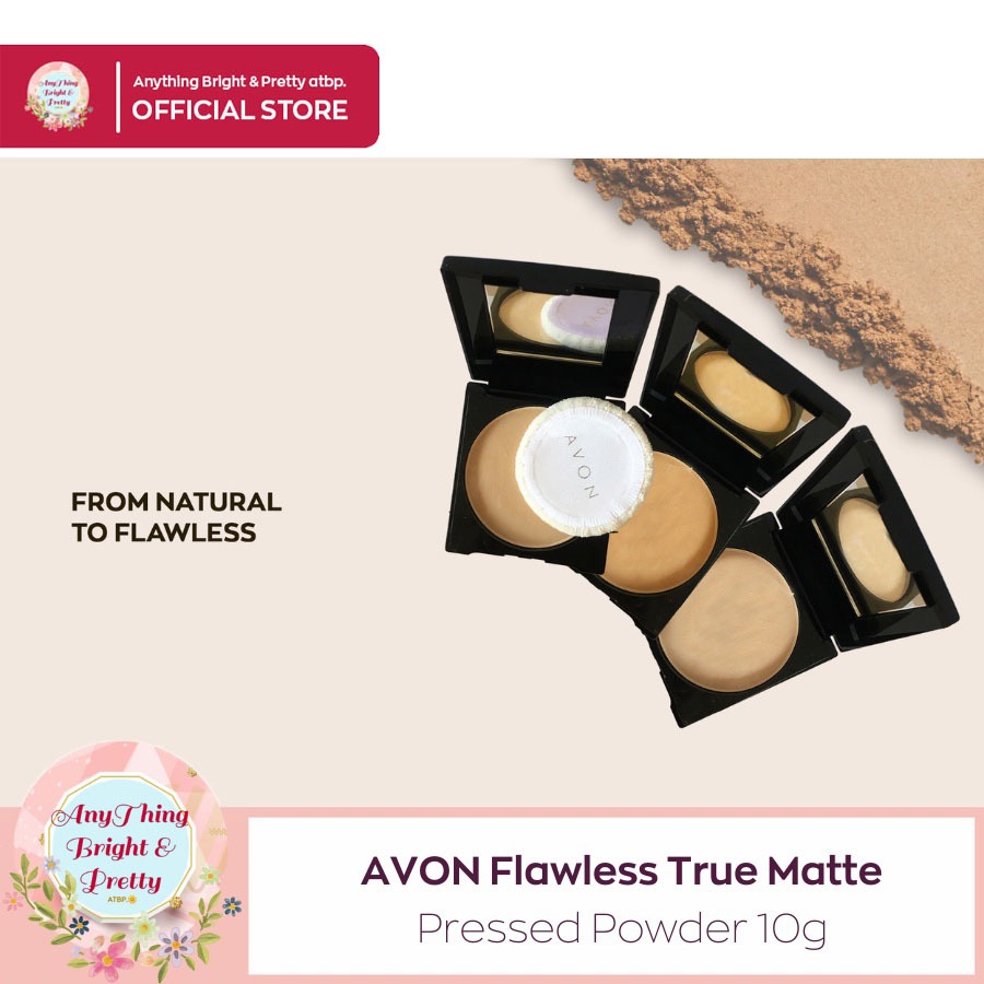 AVON True Flawless Matte Pressed Powder 10g | Shopee Philippines