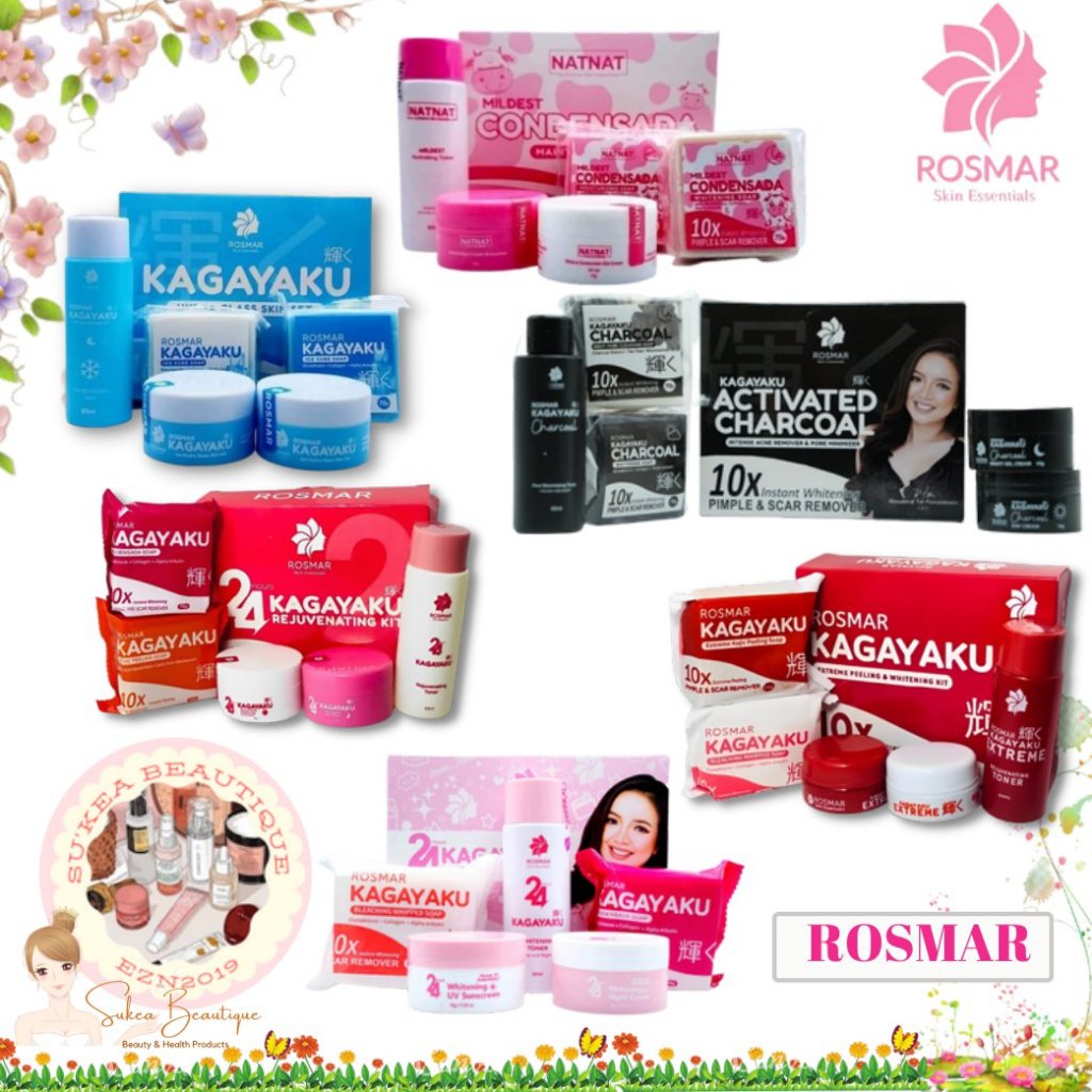 Rosmar Kagayaku Rejuvenating Kit | 24H 5 in 1 Set | Shopee Philippines