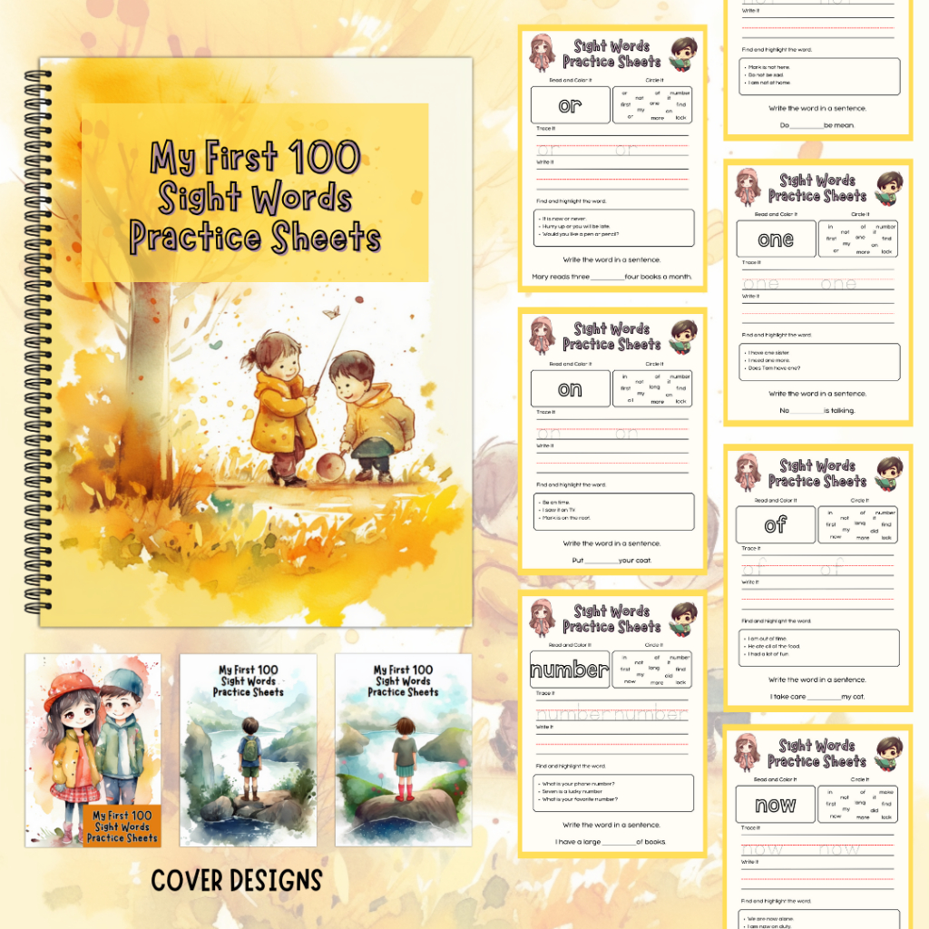 My First 100 Sight Words (Practice Sheets) | Shopee Philippines