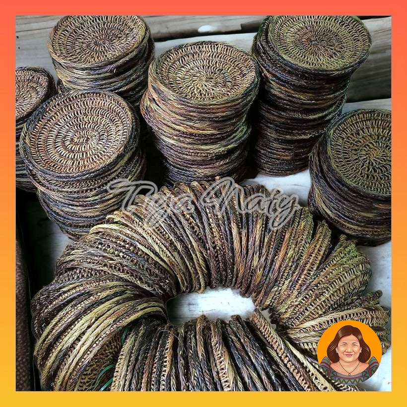 TIYA NATY 10pcs. Quality Reusable Native Nito Neto Plate for Dinner ...