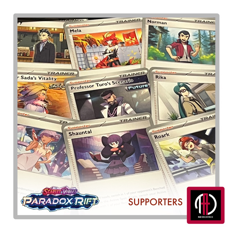 Pokemon TCG Singles - Scarlet Violet Paradox Rift Supporter Cards ...