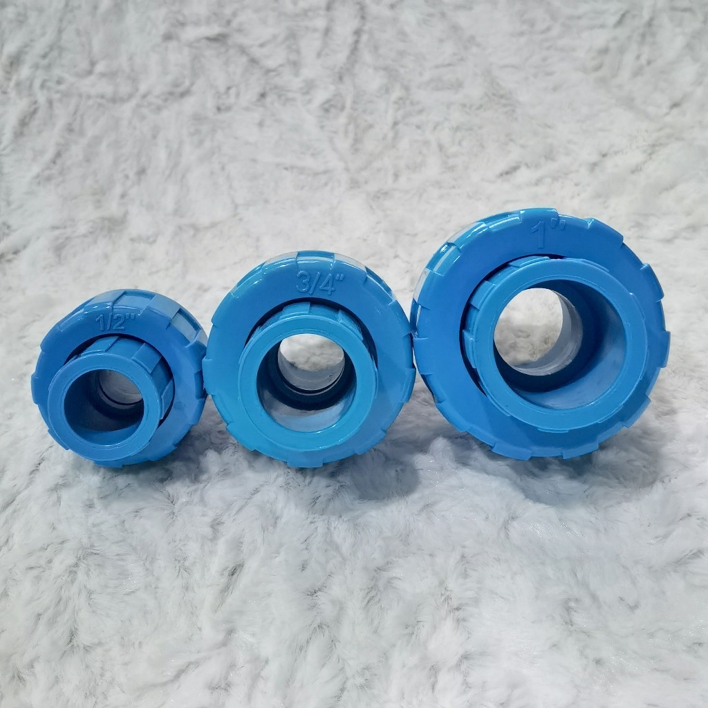 HEAVY DUTY POLY Blue Union Patente Waterline Fittings Water Connect ...