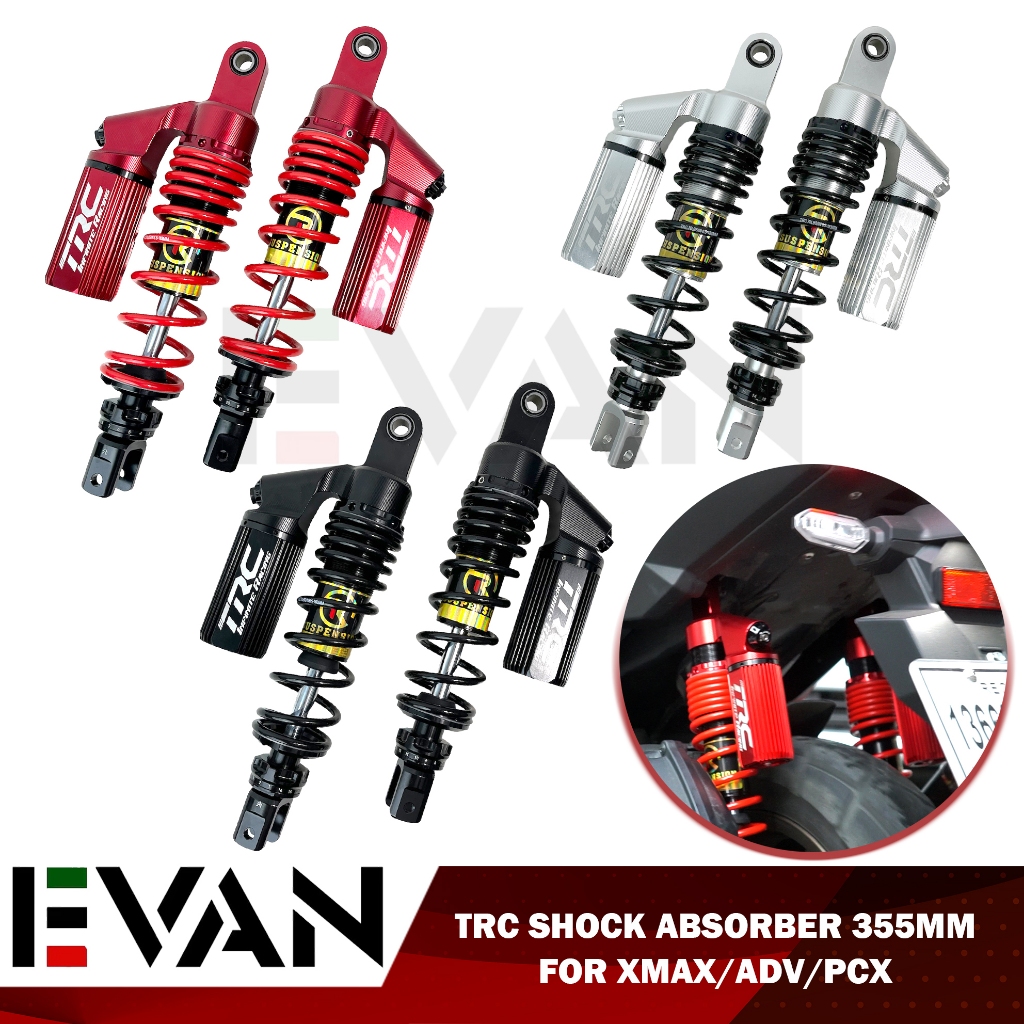 EVAN.PH TRC 355mm Rear Dual Shock Absorber For(Nmax/Aerox/Adv/Pcx ...