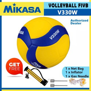 Original Volleyball Ball Mikasa V330W Size 5 Competition Training Soft ...