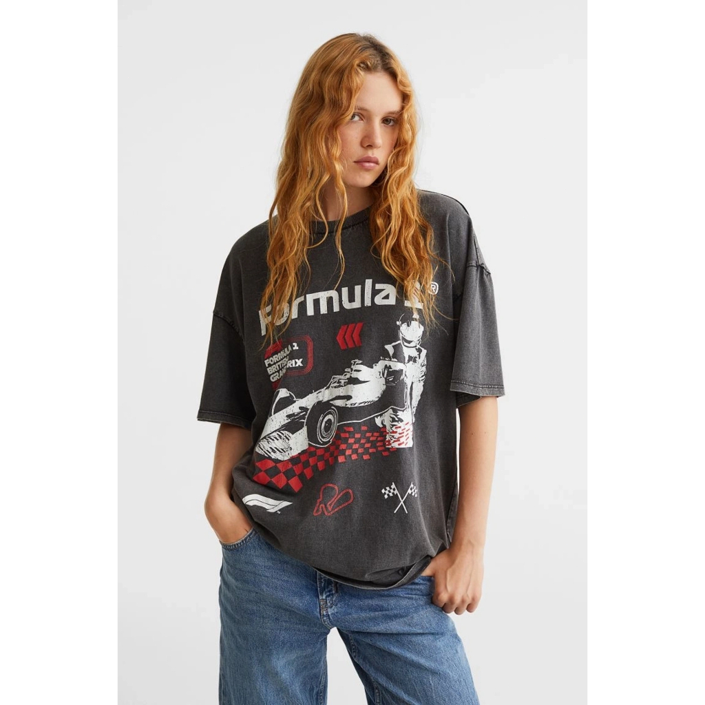 Formula 1 Team Retro tee Cotton Casual Crew Neck Plain Vestrt | Shopee ...