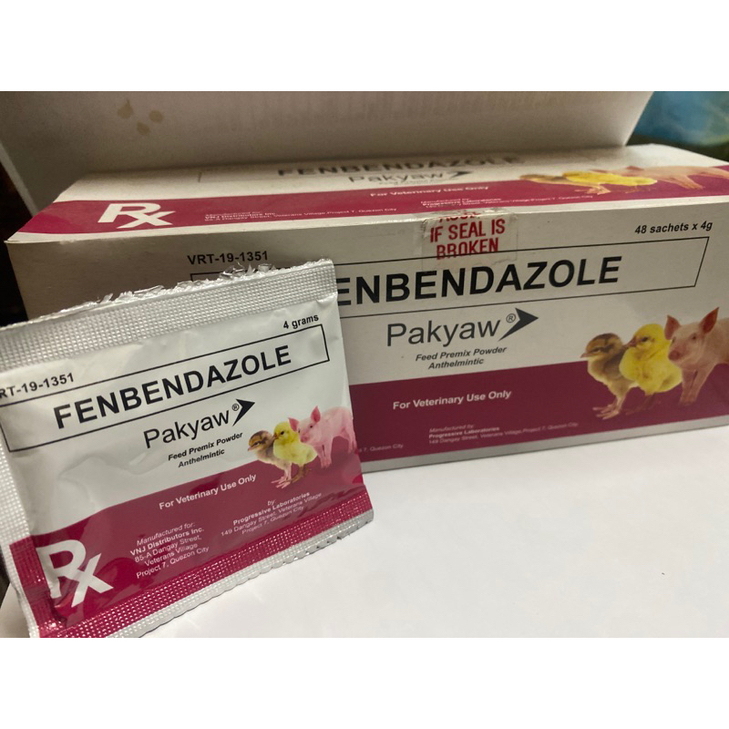 Fenbendazole Pakyaw Powder Dewormer 4g hi hi | Shopee Philippines