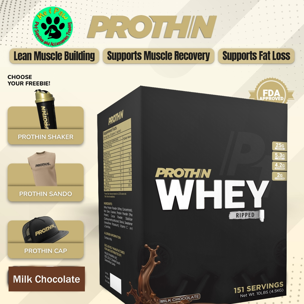 Prothin Whey 151 Servings For Muscle Recovery With Fat Burner 25g ...