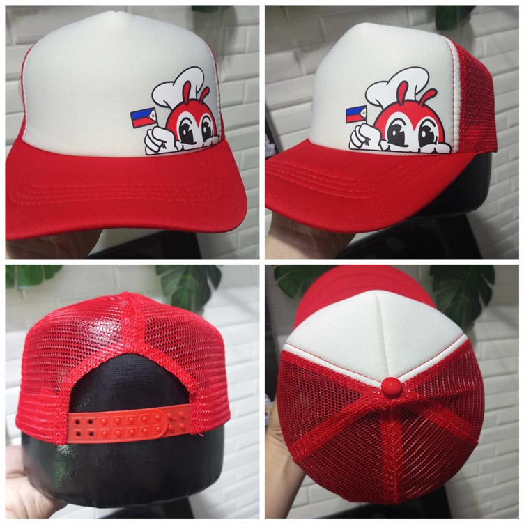 Jollibee Classic Trucker Net Cap Hat Mesh Snap Back Fashion Trend ...