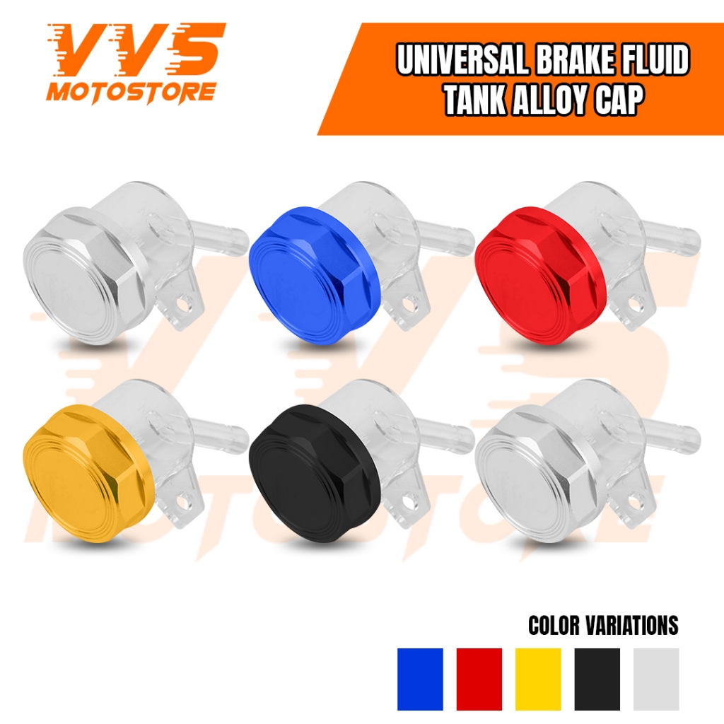 Brake Fluid Tank Alloy Cap Clear Universal Motorcycle | Shopee Philippines
