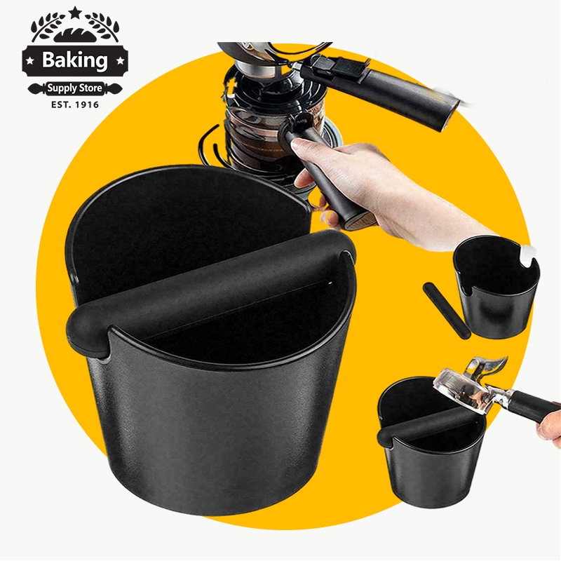Coffee Espresso Knock Box Black Coffee Slag Bucket Espresso Dumpx ...