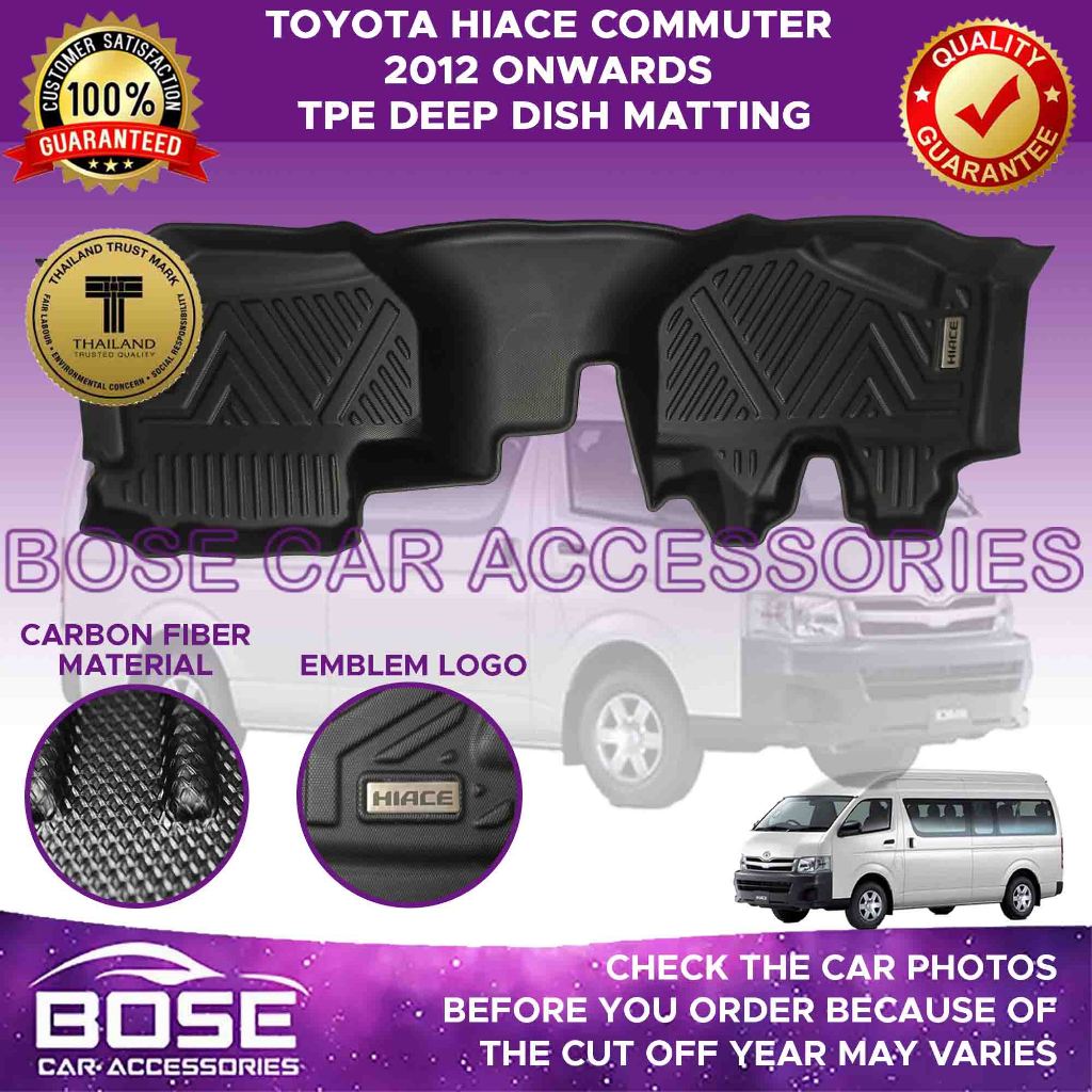 TPE Carbon Fiber Deep Dish for Toyota Hiace Commuter Deluxe 2019 ...