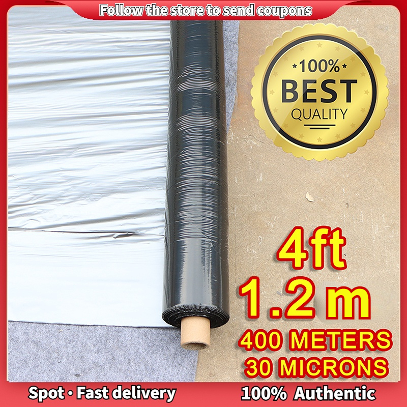 PLASTIC MULCH 1.2 meters x 400 meters 4 feet x 400 meters 1.2m x 400m ...