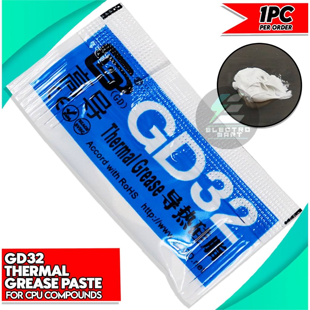 GD-32 Thermal Grease Paste CPU Compounds 0.5g | Shopee Philippines