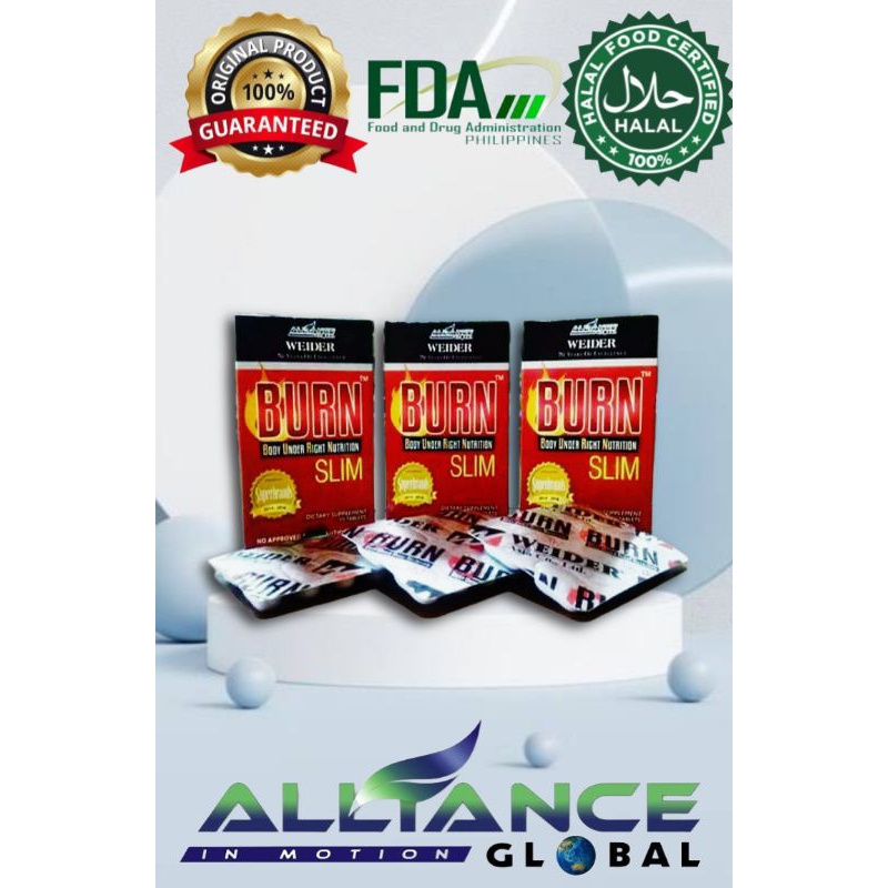 BURN SLIM FAT BURNNER WEIGHT LOSS (30 Tablets) | Shopee Philippines